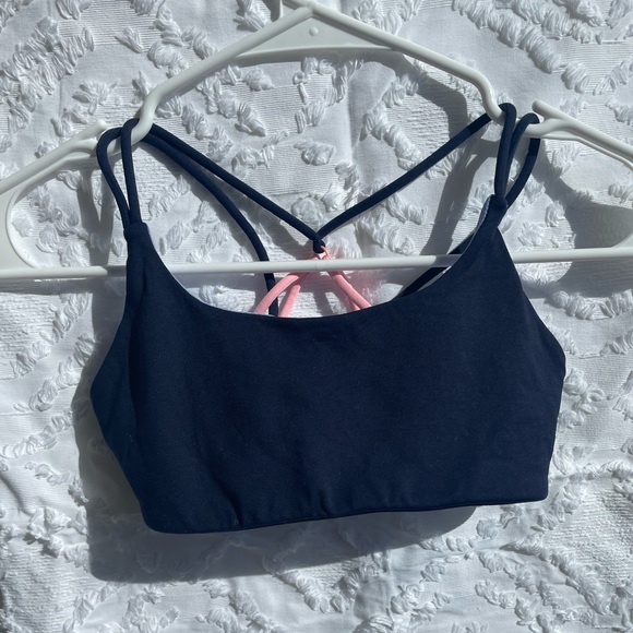 Ivivva | Other | Navy Blue And Pink Ivivva Sports Bra | Poshmark